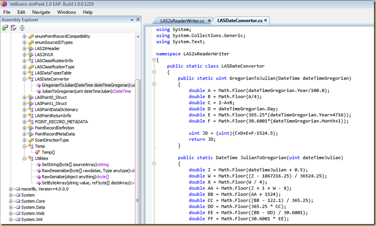 Aggregated Intelligence: DotPeek from Jetbrains–replacement for .Net ...